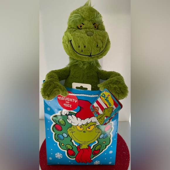 The Grinch | Toys | The Grinch Plush Gift Bag | Poshmark